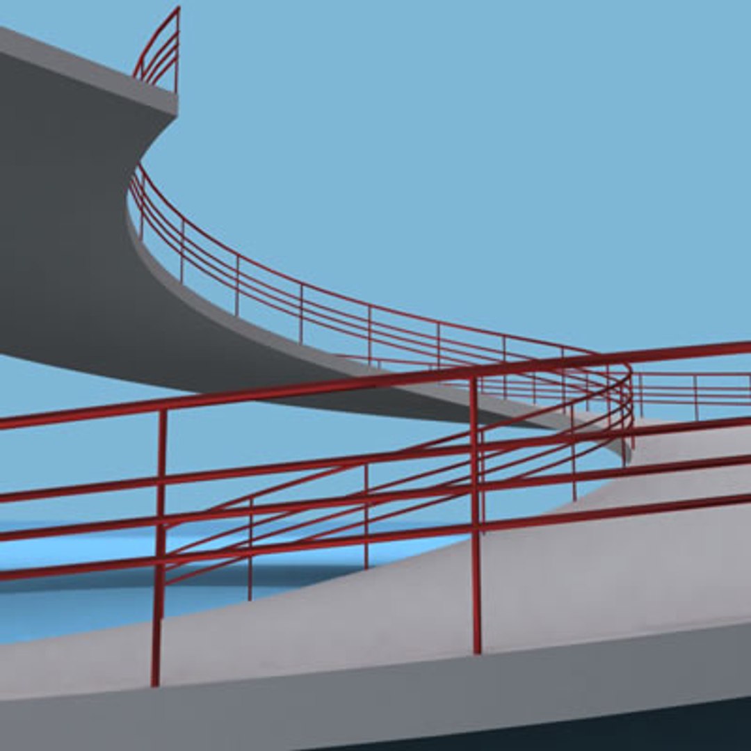 Ramp Multistory Story 3d Model