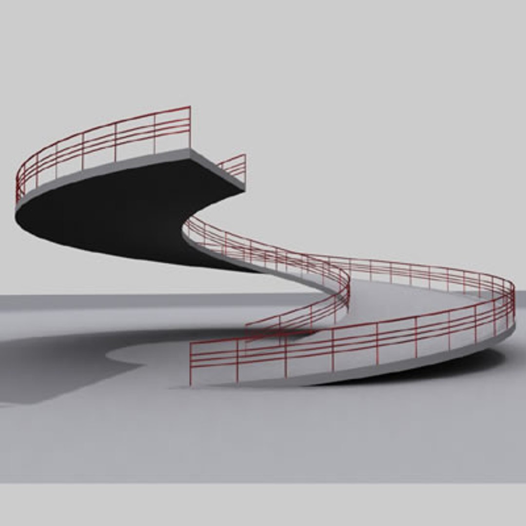 Ramp Multistory Story 3d Model