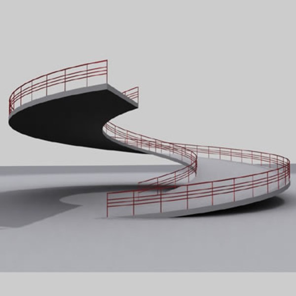 ramp multistory story 3d model