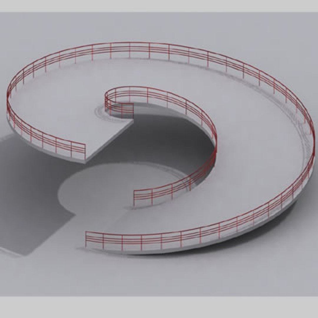 Ramp Multistory Story 3d Model