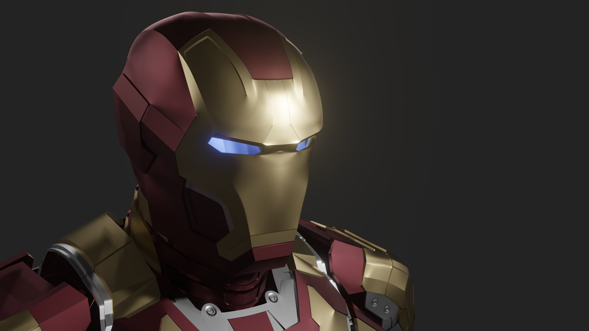 3D Model Iron Man MK42 Suit - Iron Man 3 - TurboSquid 2095190