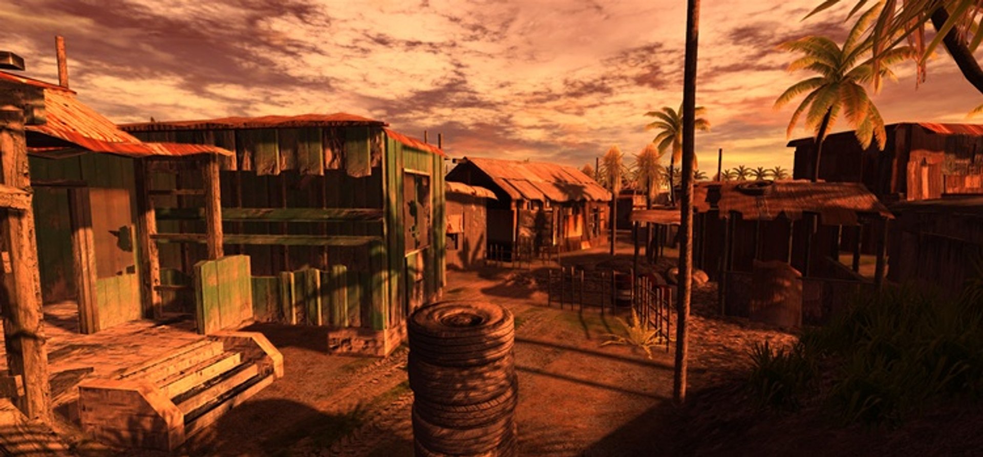 Shanty Town 3d Model