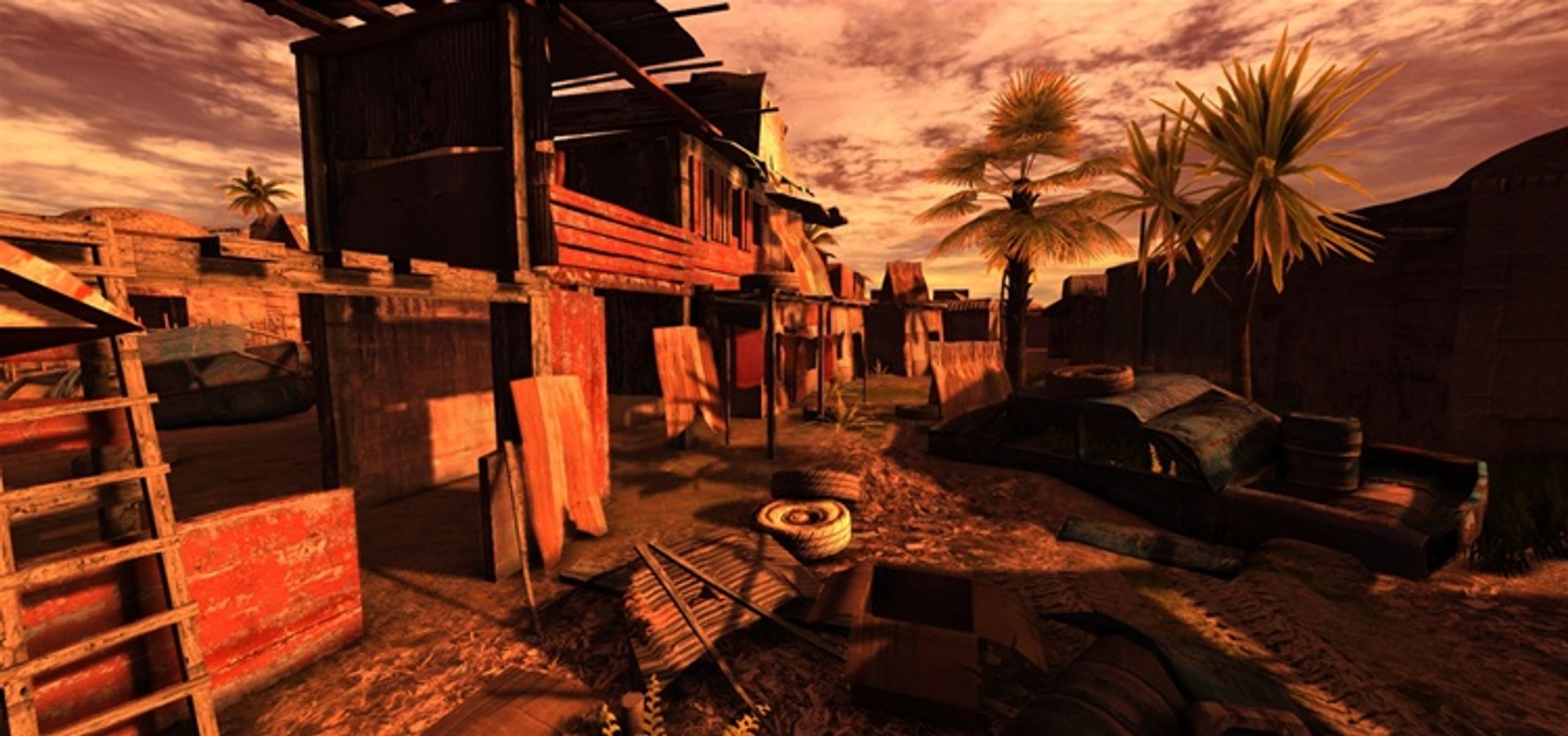 Shanty Town 3d Model