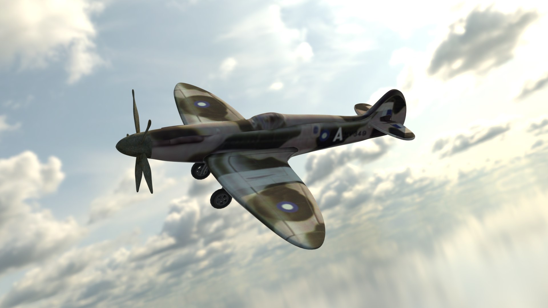 War Plane 3D - TurboSquid 2237406