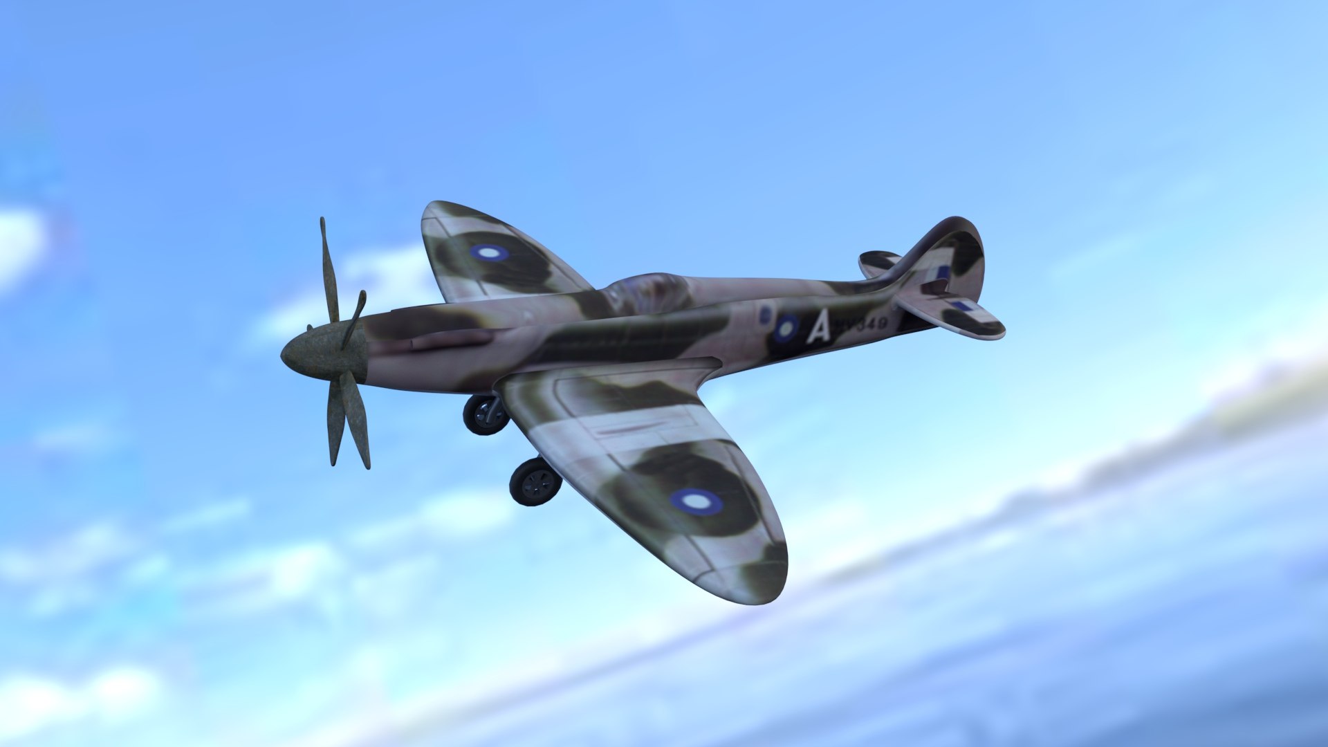 War Plane 3D - TurboSquid 2237406