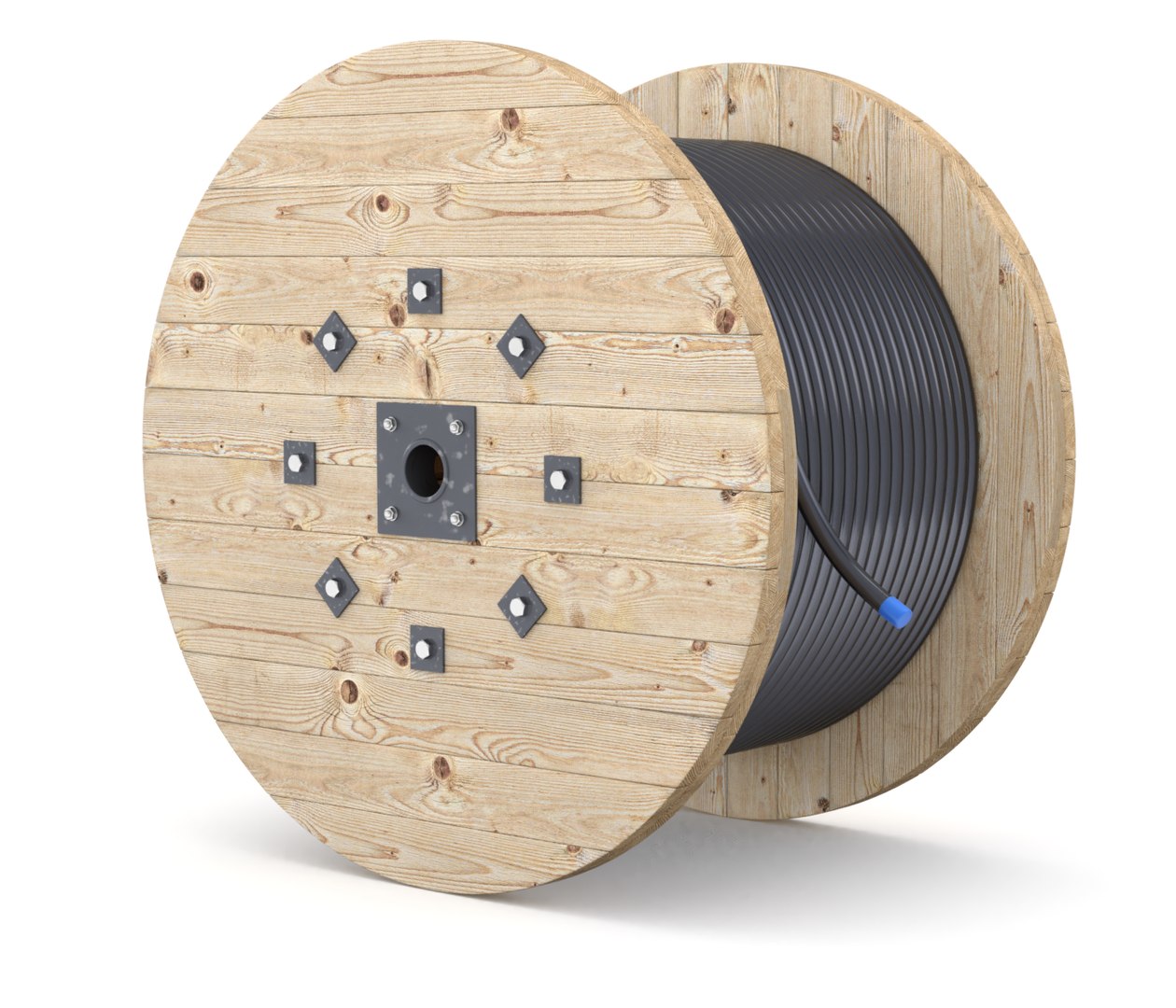 Cable Wood 3D Model - TurboSquid 1491820