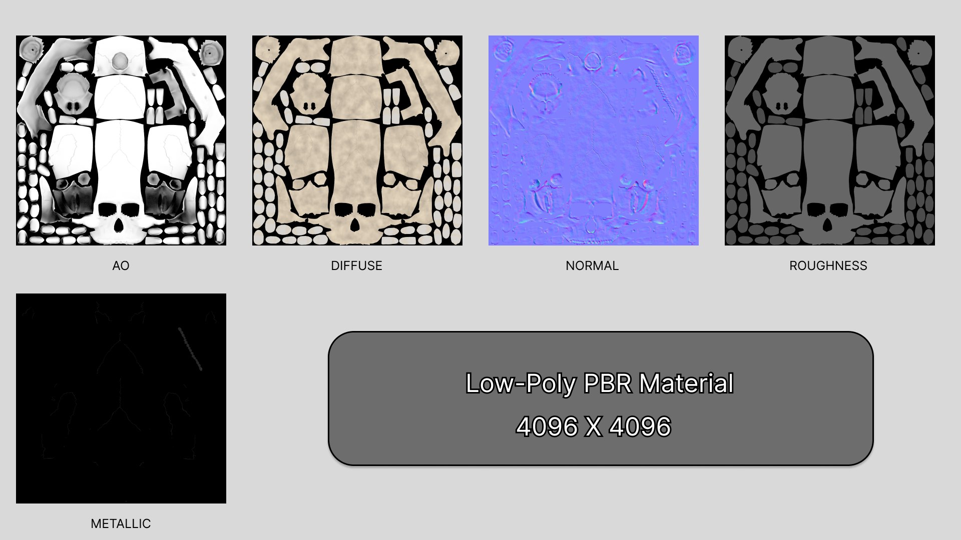 3D Low-Poly Realistic Human Skull Model - TurboSquid 2315348