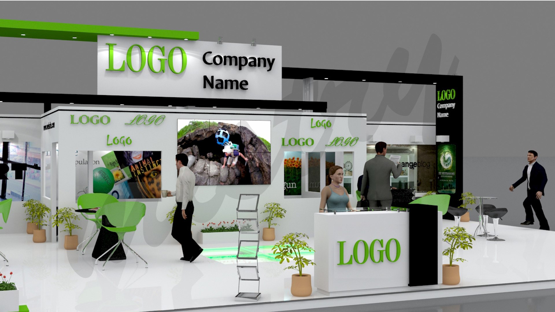 Exhibition Stand X 3 Max