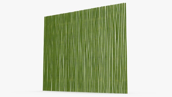 modelo 3d Panel de pared de bambú Verde - TurboSquid 1991749