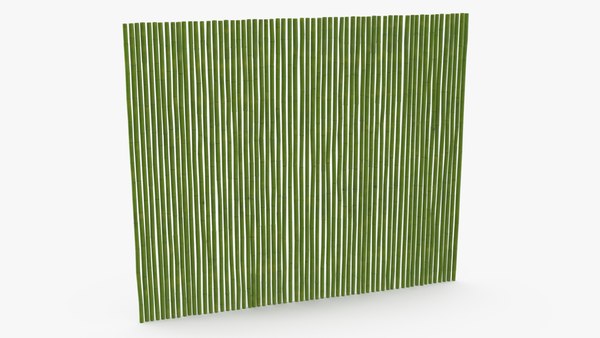 modelo 3d Panel de pared de bambú Verde - TurboSquid 1991749