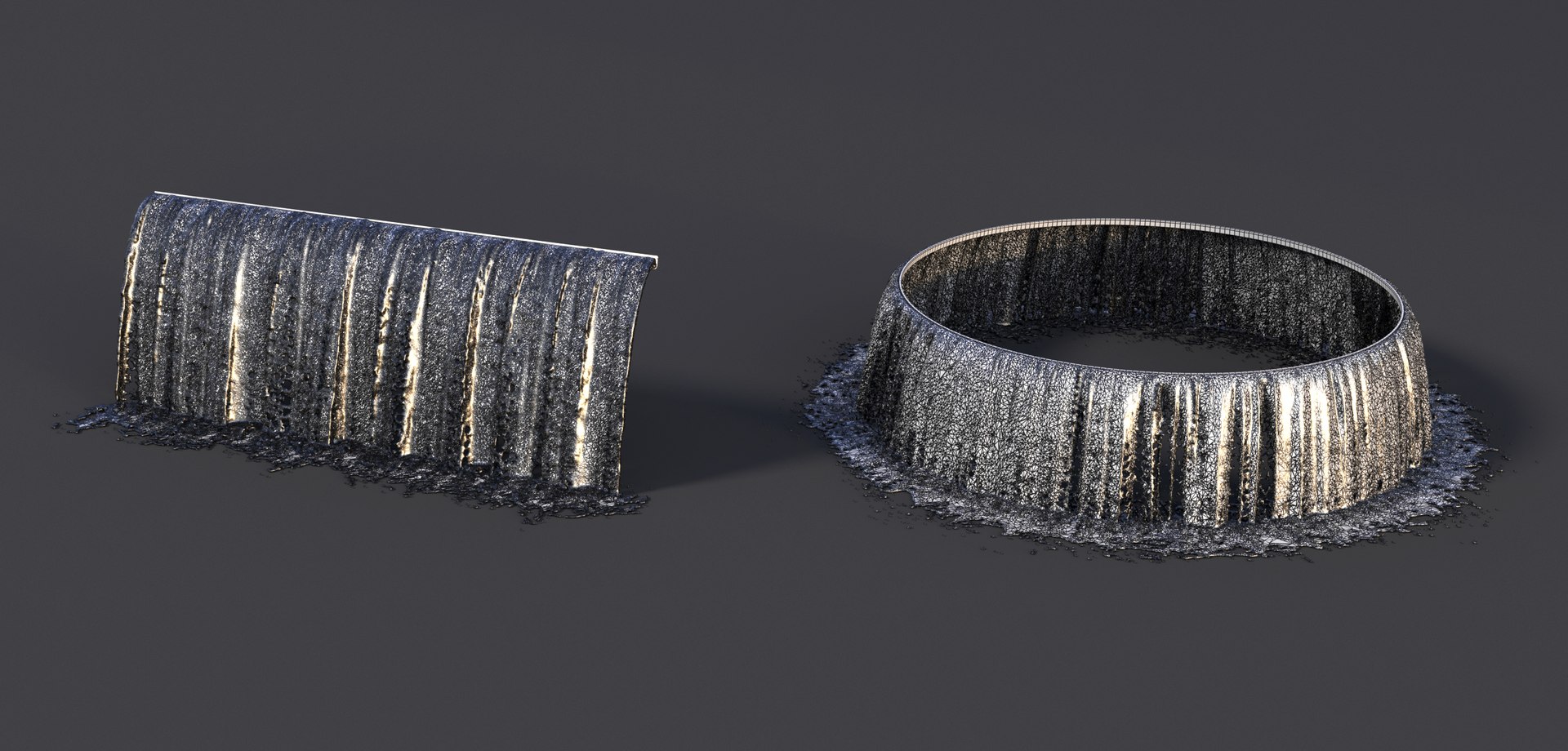 Waterfalls Collection 13 Models 3D Model - TurboSquid 2009590