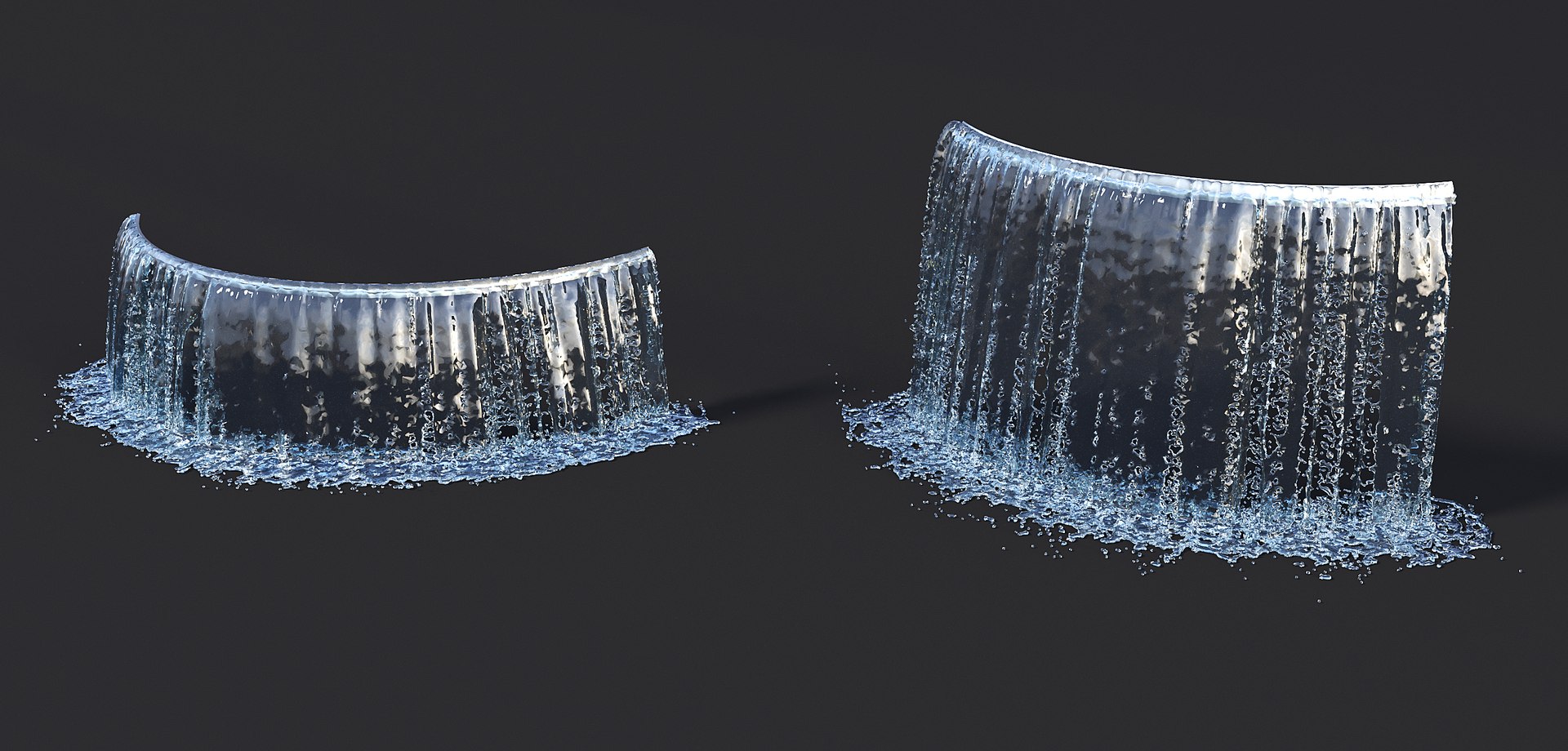 Waterfalls Collection 13 Models 3D Model - TurboSquid 2009590