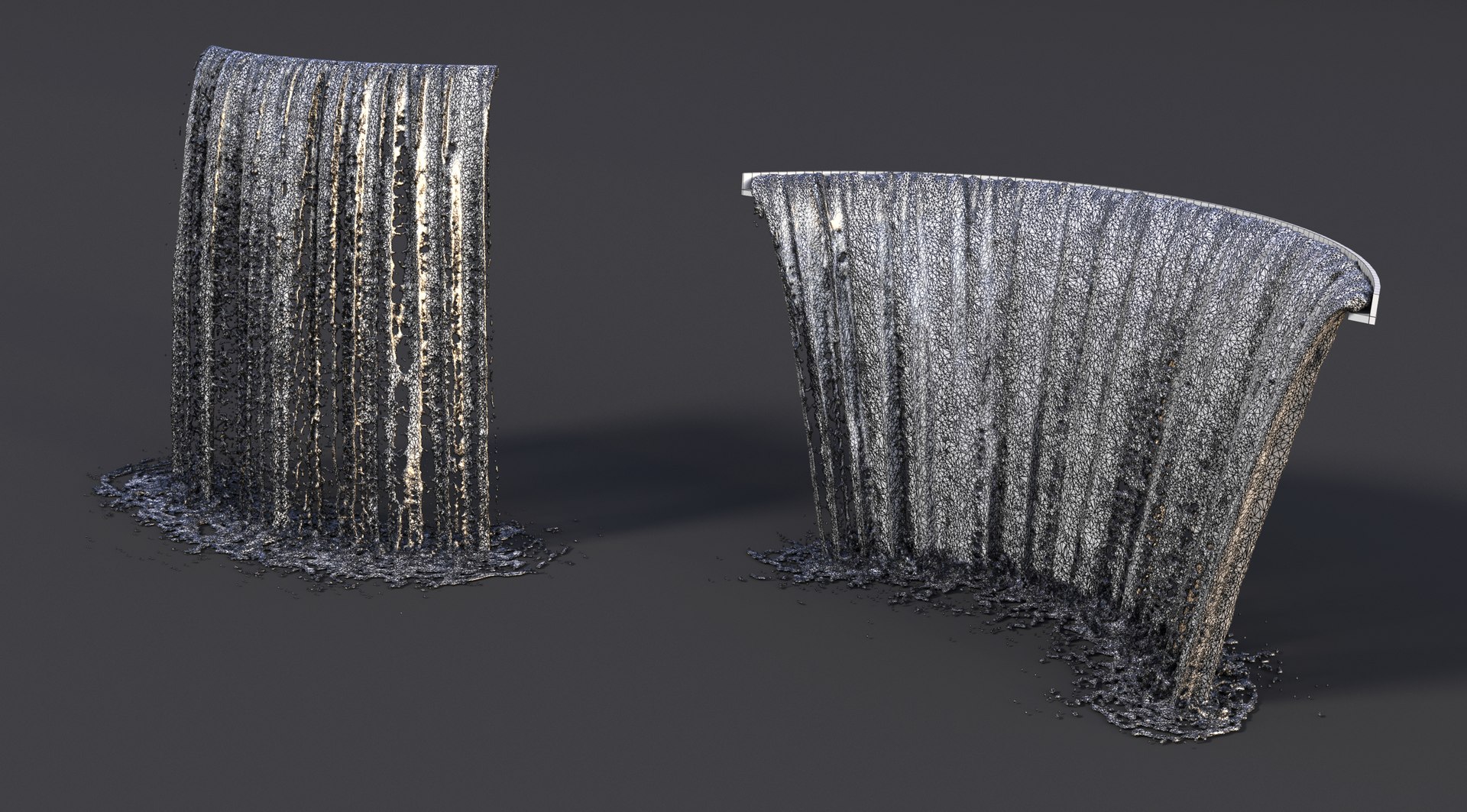 Waterfalls Collection 13 Models 3D Model - TurboSquid 2009590