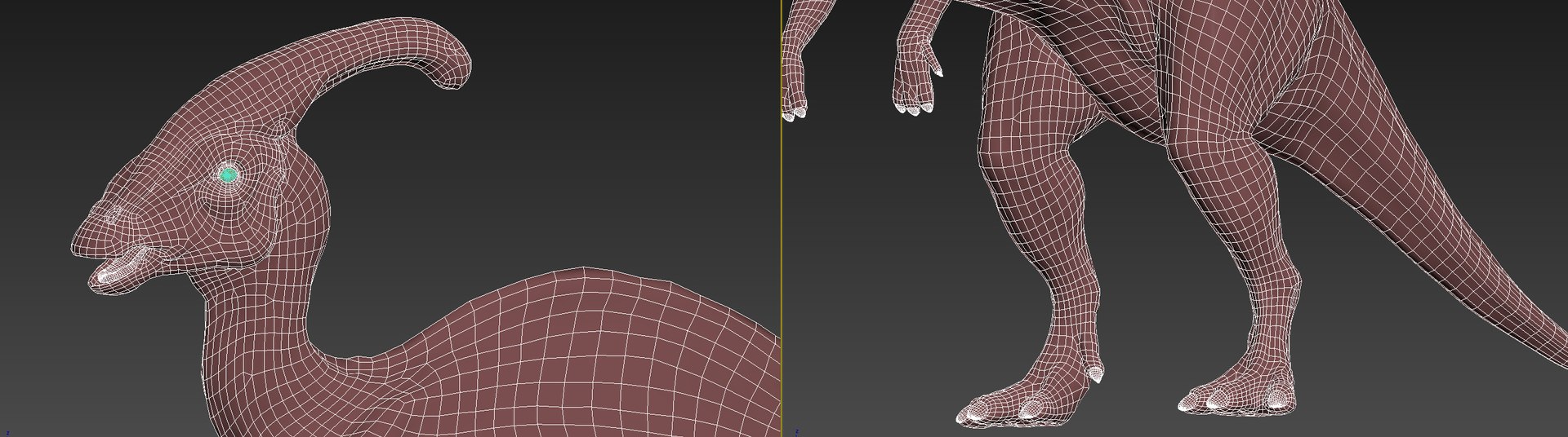 3D Parasaurolophus Model - TurboSquid 1209593