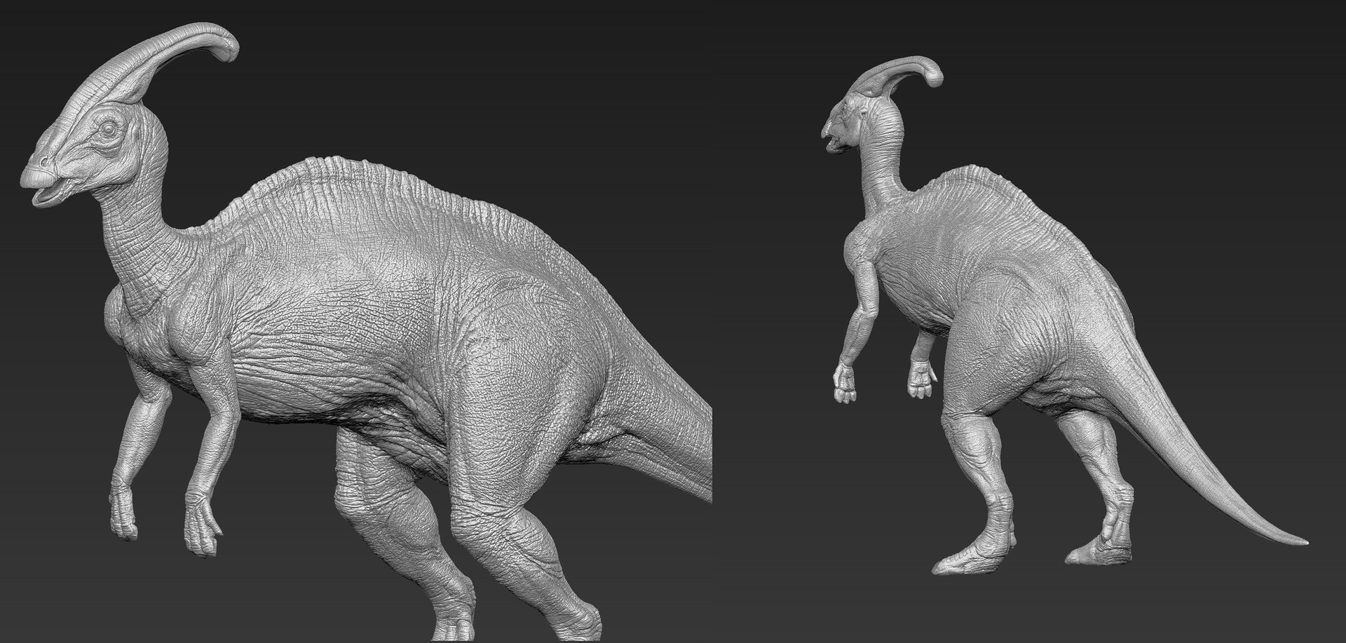 3D Parasaurolophus Model - TurboSquid 1209593