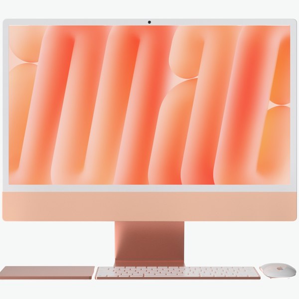 Apple iMac 2024 Laranja Modelo 3D - TurboSquid 2302099
