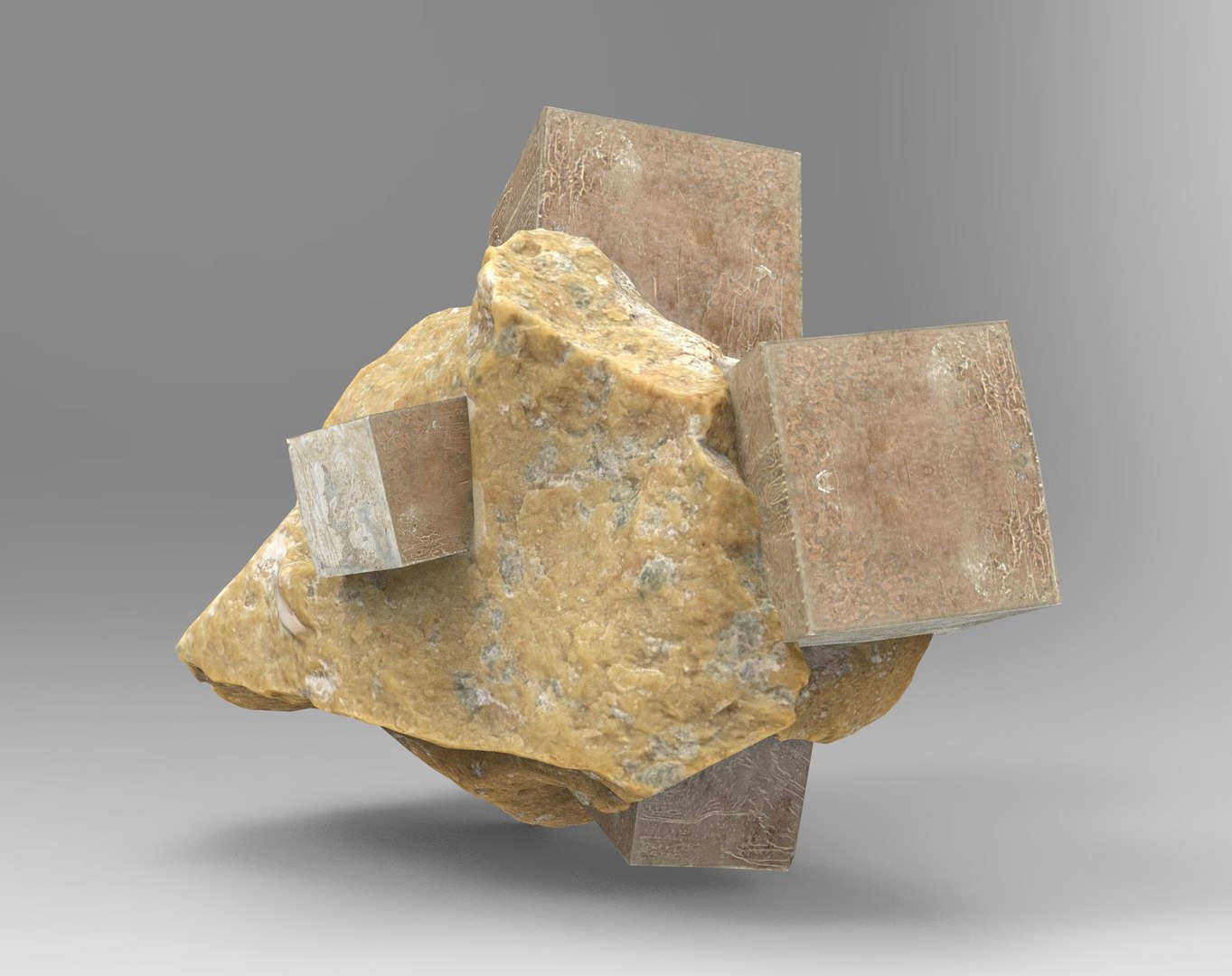 3D Pyrite Gemstone 3d Model - TurboSquid 1948346
