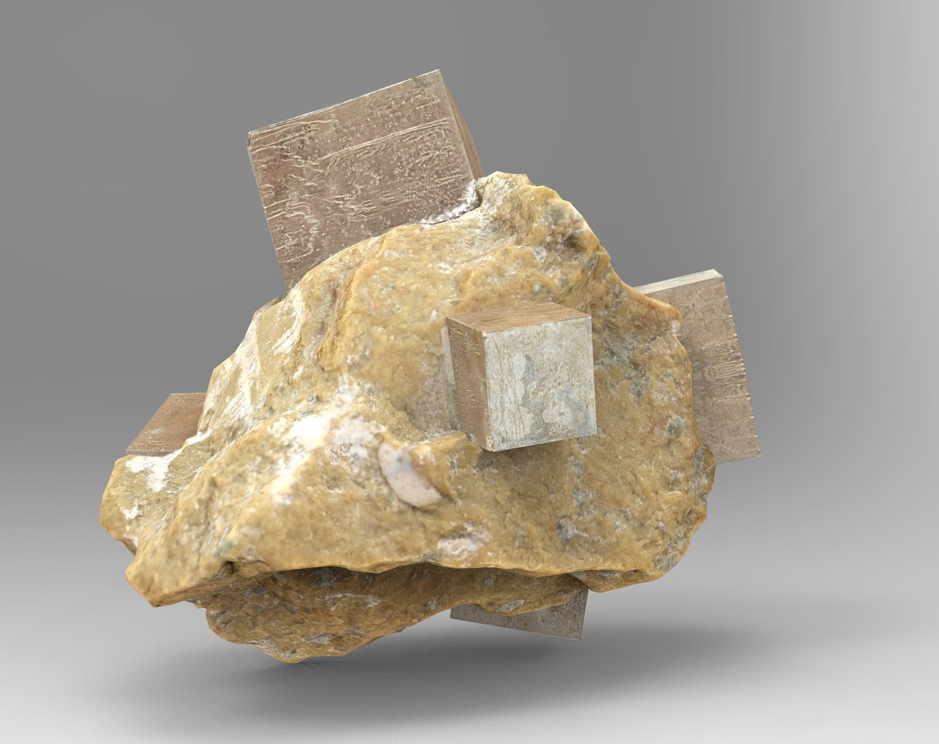 3D Pyrite Gemstone 3d Model - TurboSquid 1948346