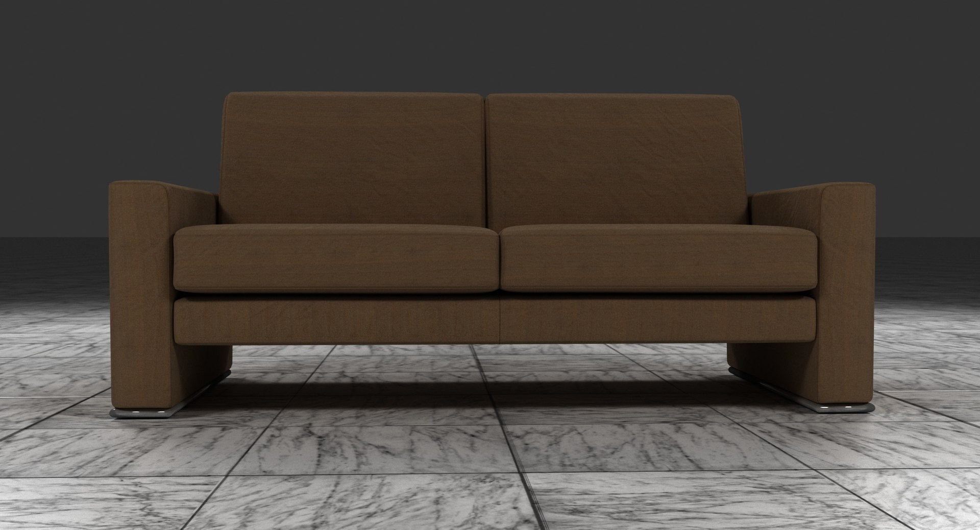 3D Modular Sandy Sofa Model - TurboSquid 1691569