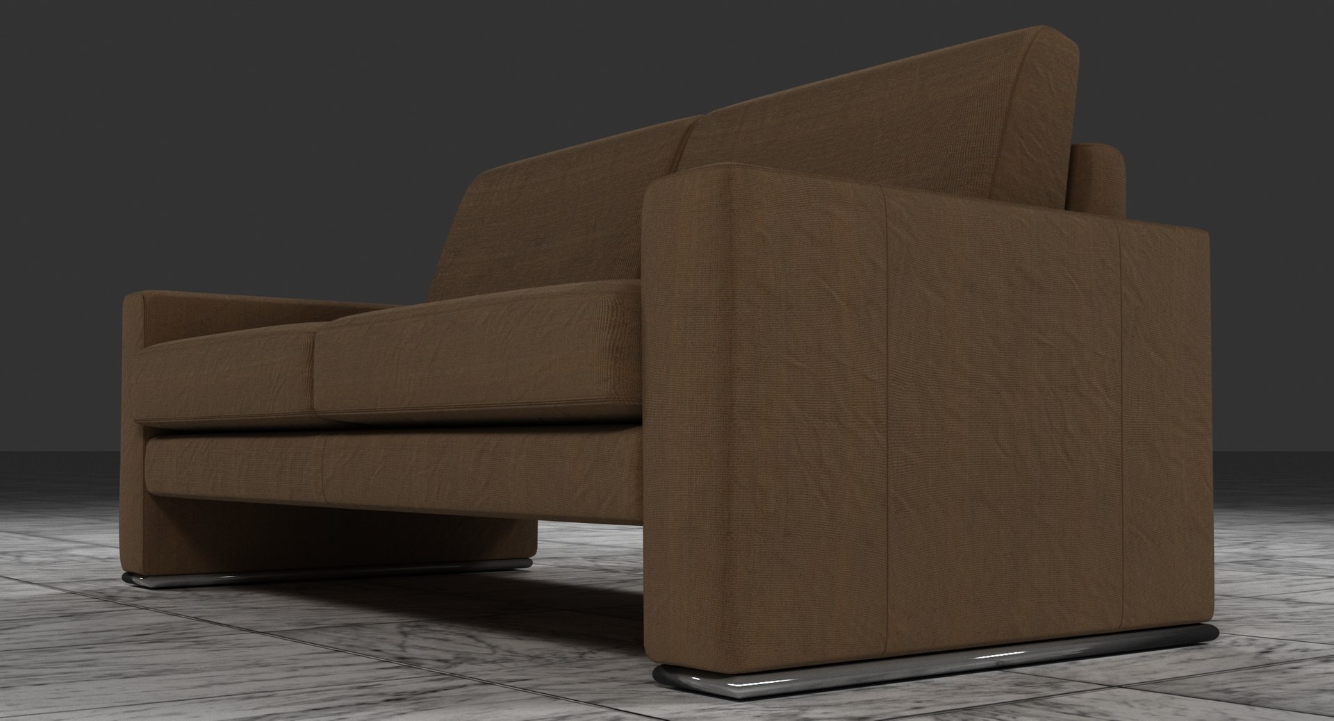 3D Modular Sandy Sofa Model - TurboSquid 1691569
