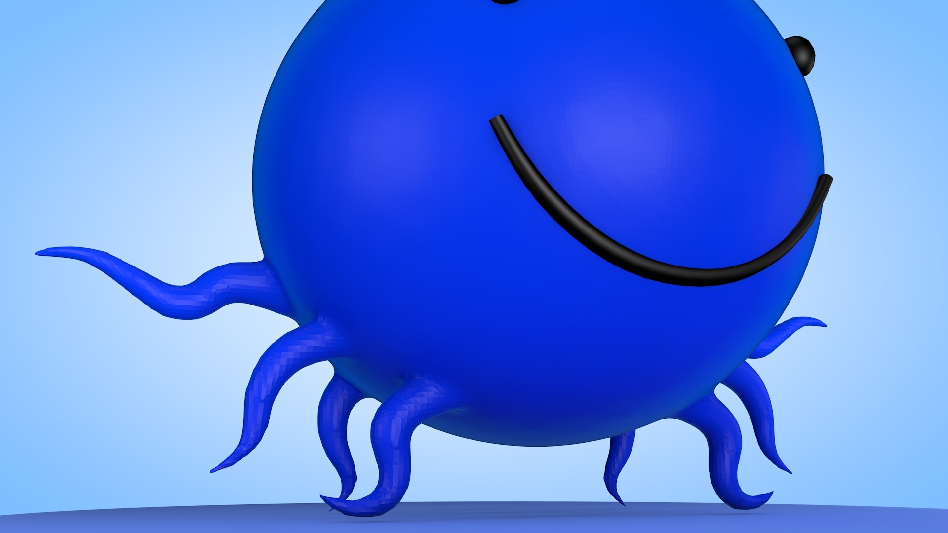 3D Oswald Cartoon Octopus - TurboSquid 1671072