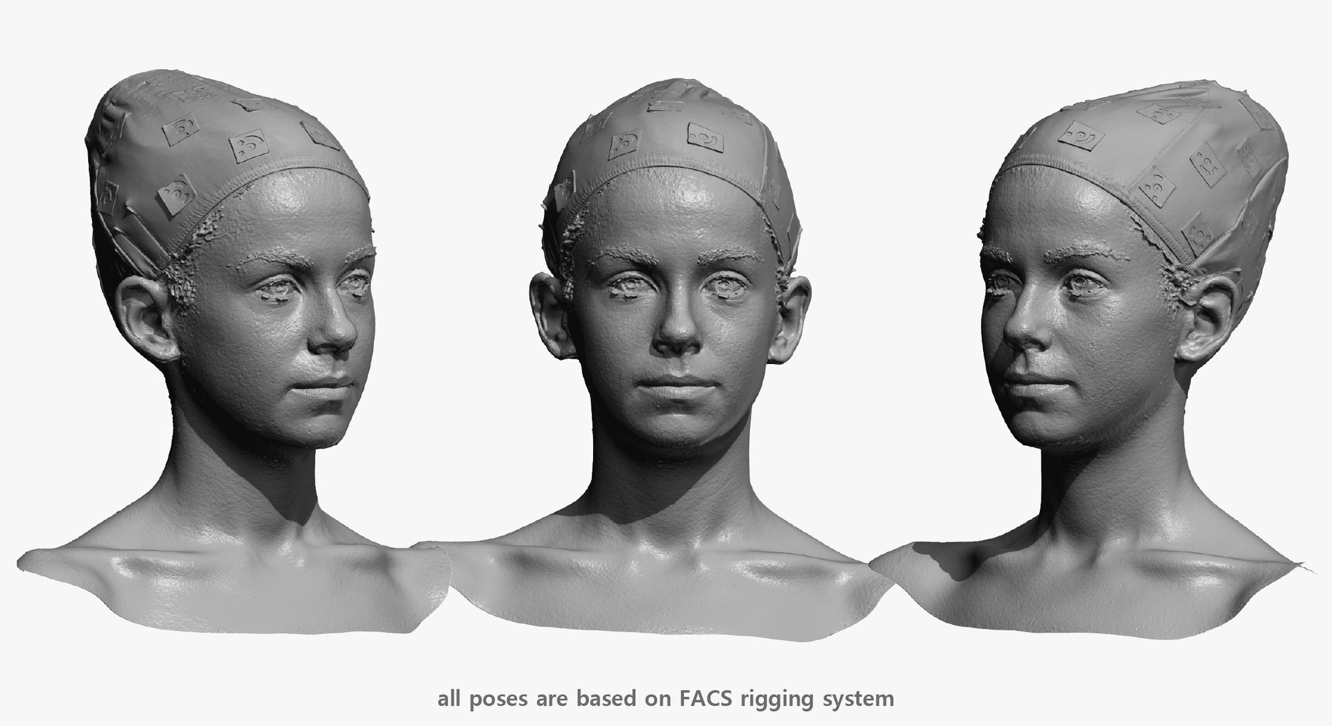 Rhea raw scans main 3D model - TurboSquid 1700635