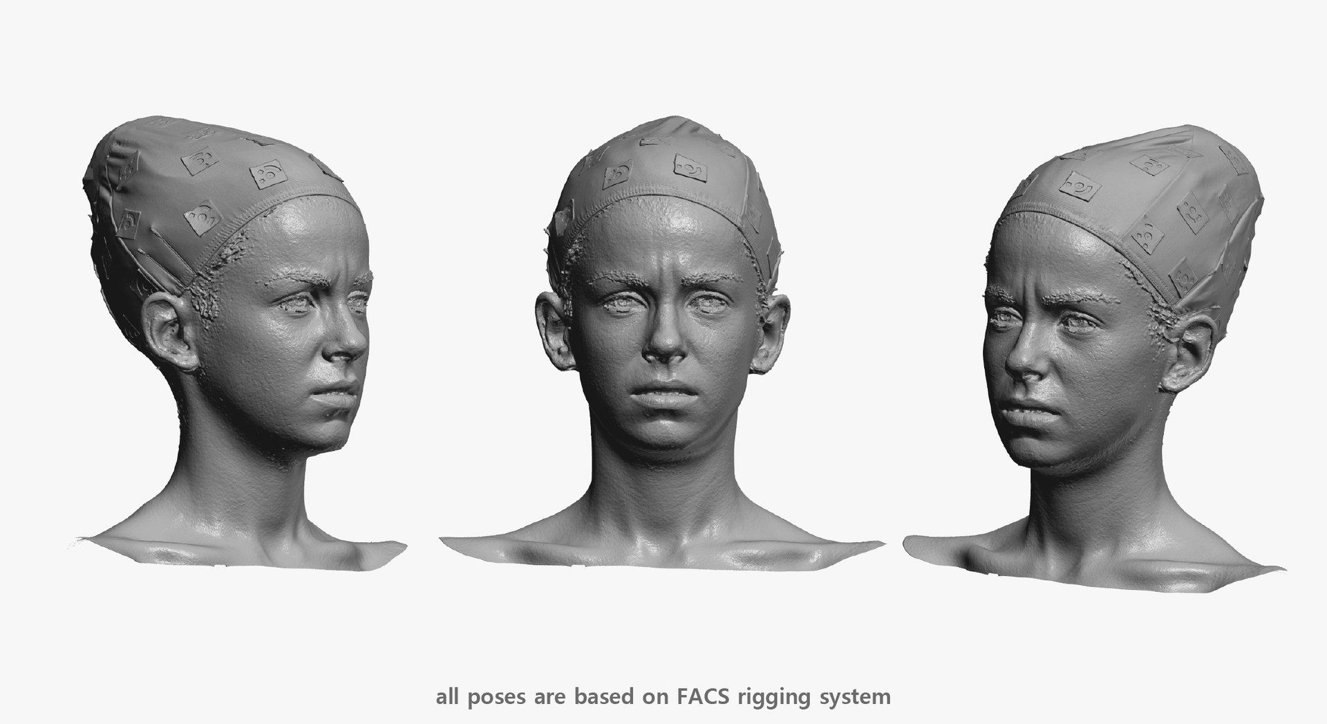 Rhea raw scans main 3D model - TurboSquid 1700635