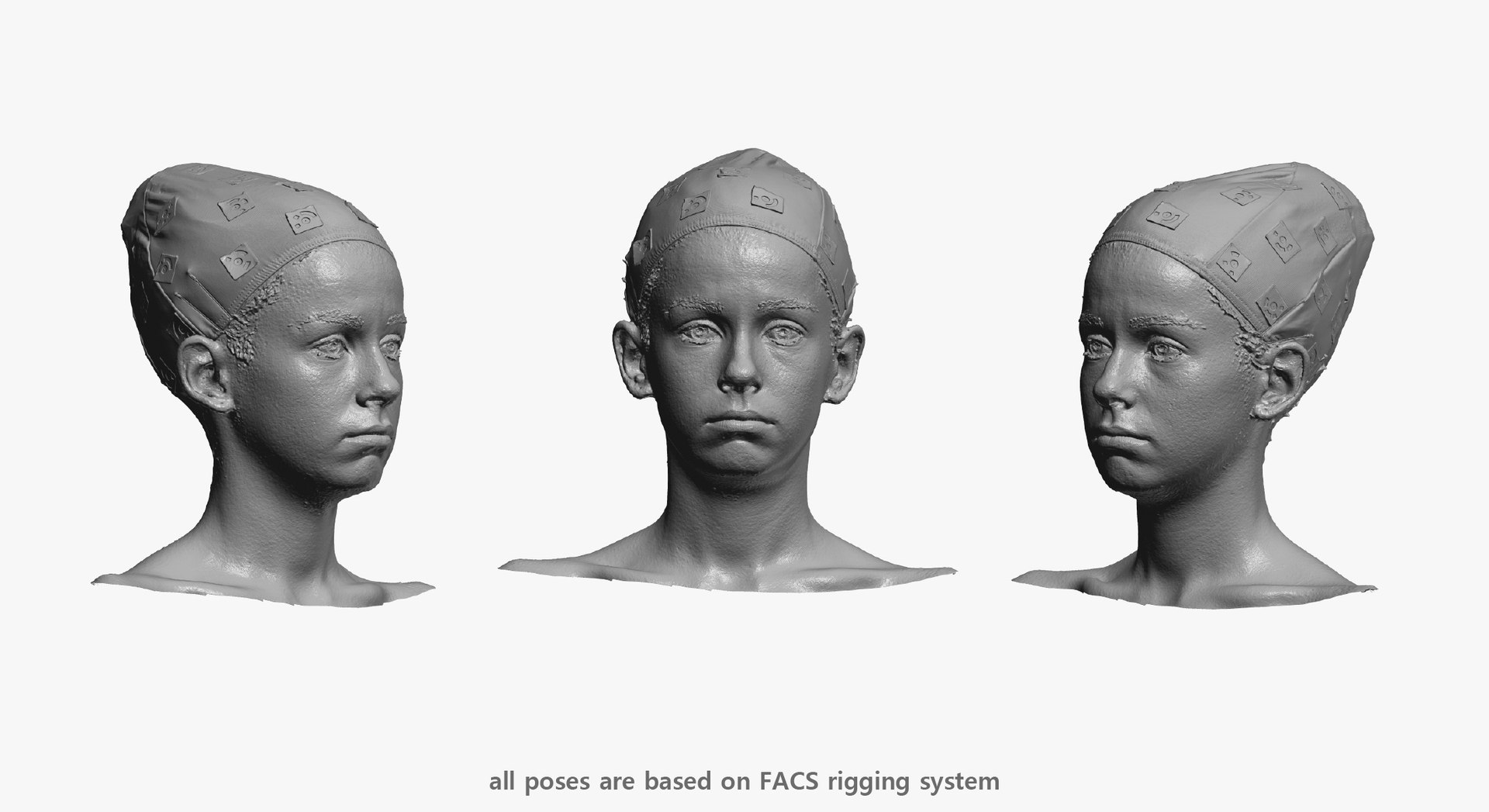 Rhea raw scans main 3D model - TurboSquid 1700635