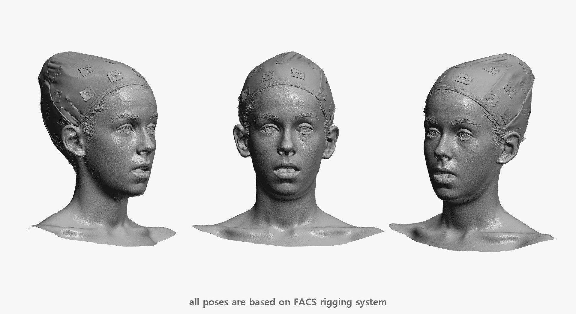 Rhea raw scans main 3D model - TurboSquid 1700635