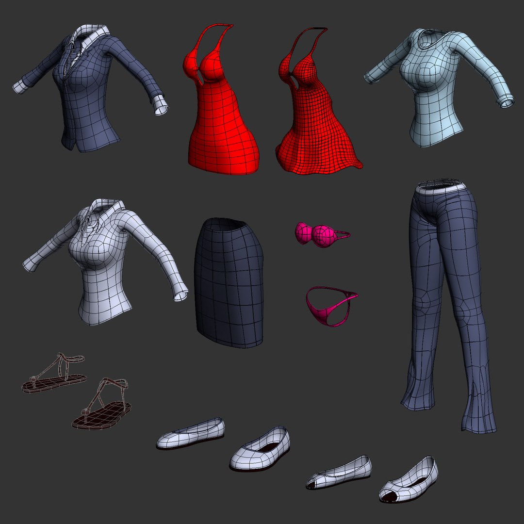 Cartoon Woman 3d 3ds
