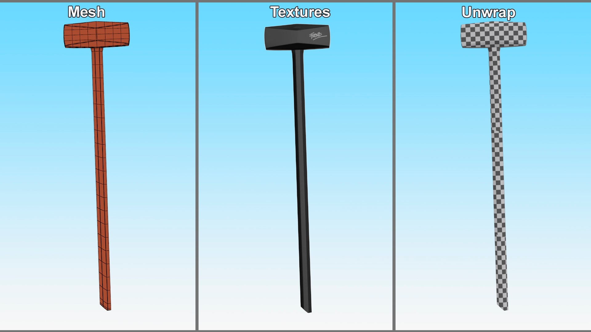 3D Cyber Hammer Tesla - TurboSquid 2225206