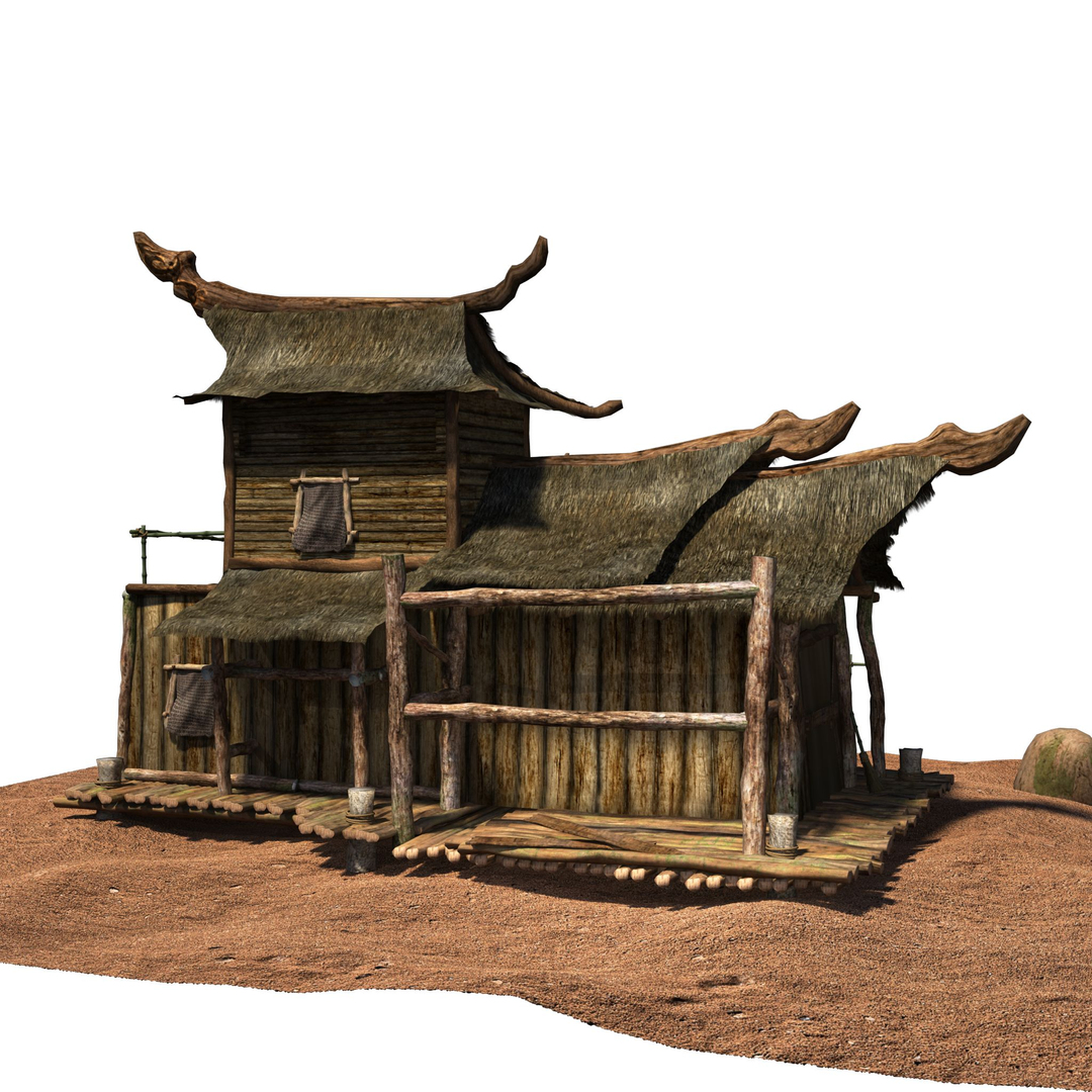 wood house 3d model