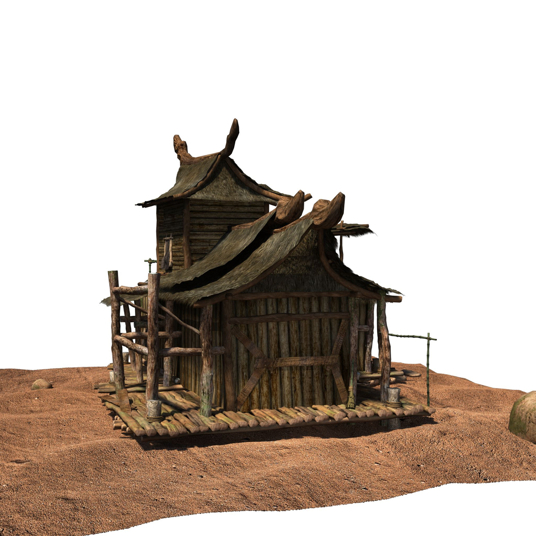 wood house 3d model