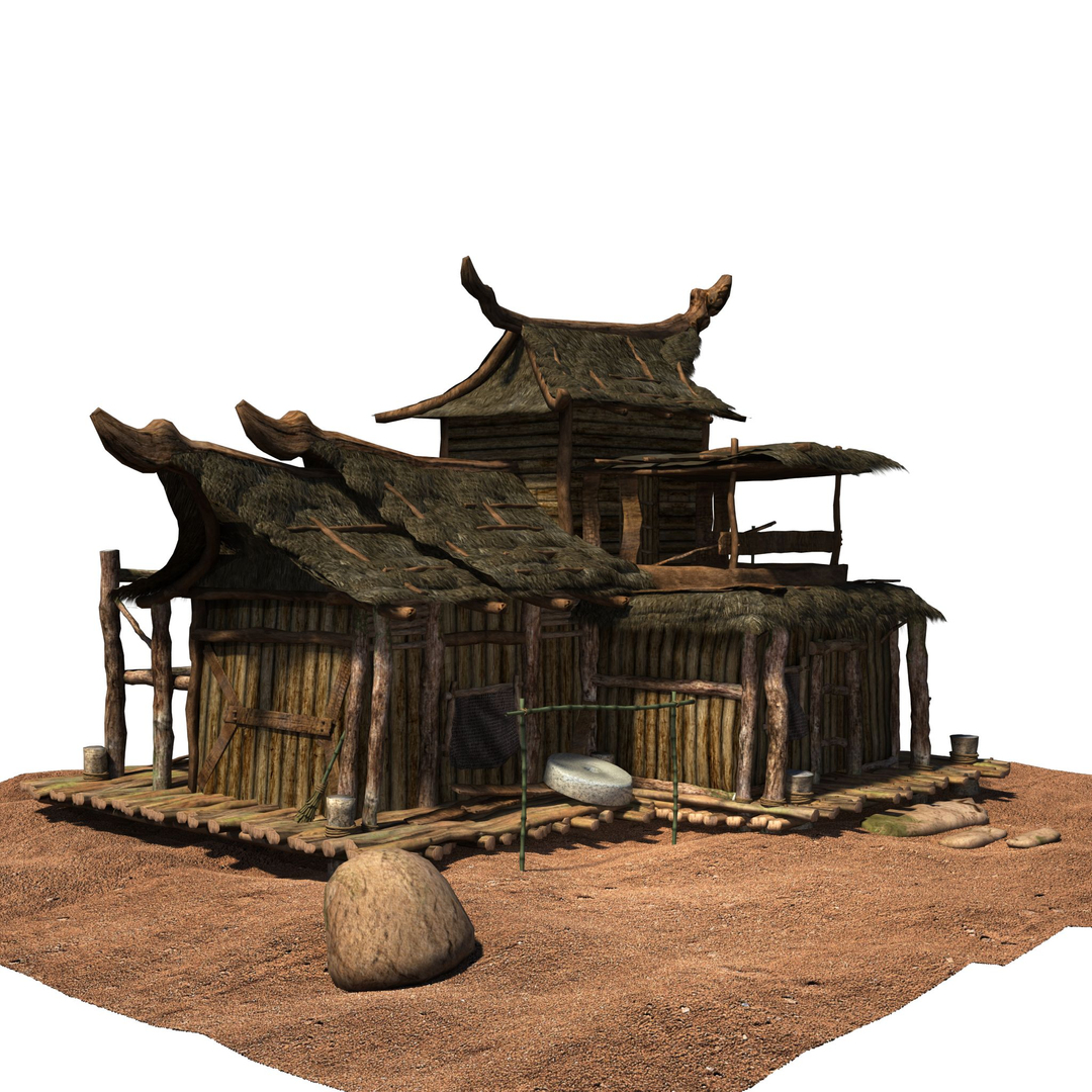wood house 3d model