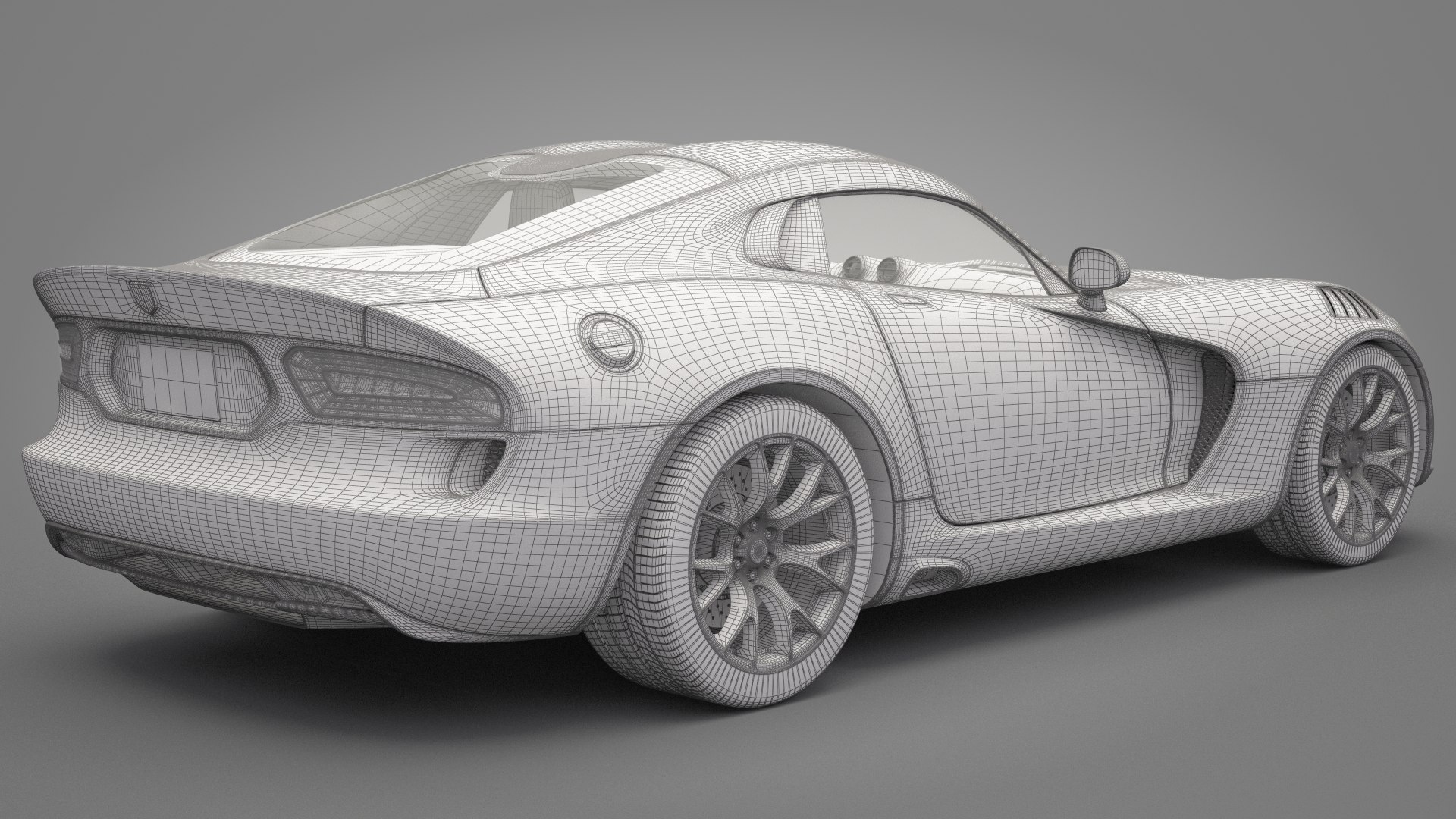 Dodge Viper 3D Model - TurboSquid 2380031