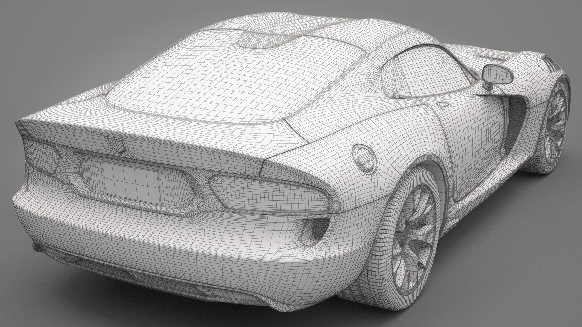 Dodge Viper 3D Model - TurboSquid 2380031