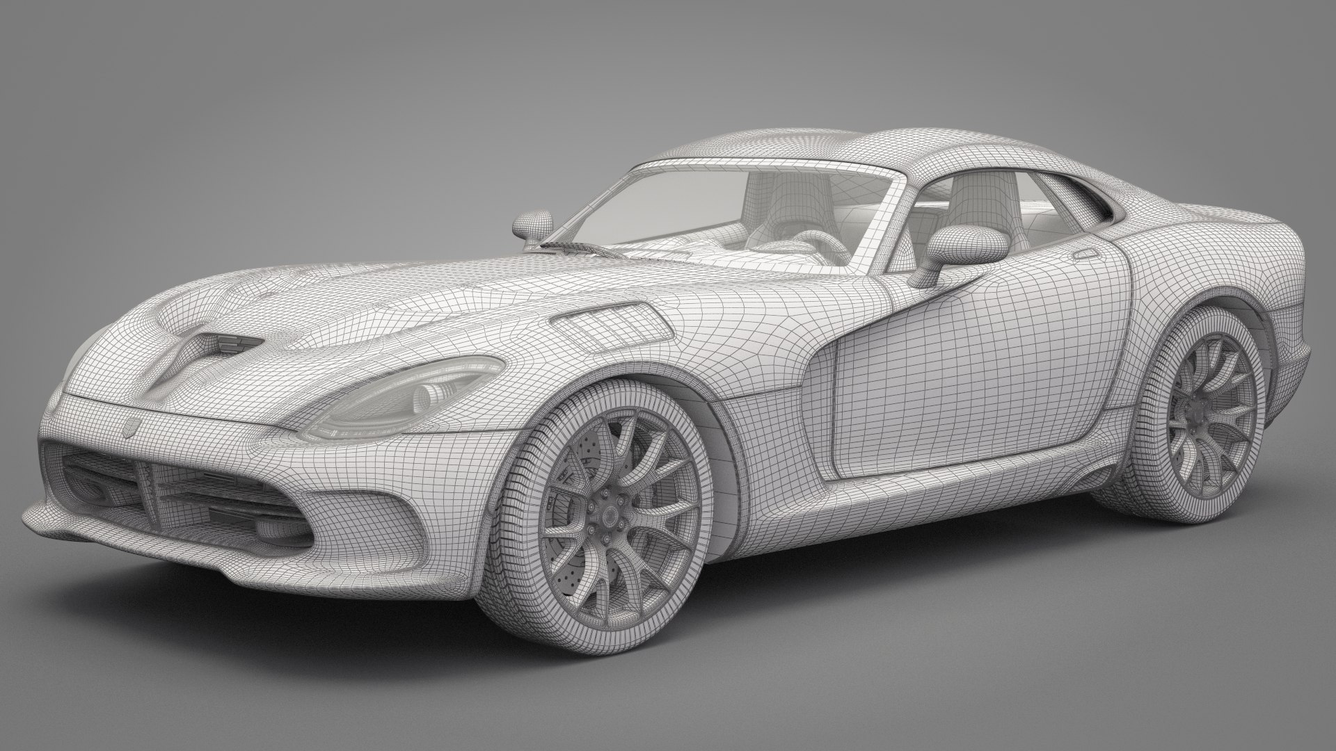 Dodge Viper 3D Model - TurboSquid 2380031