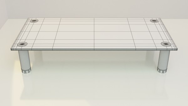 Free 3D simple glass table model - TurboSquid 1636556