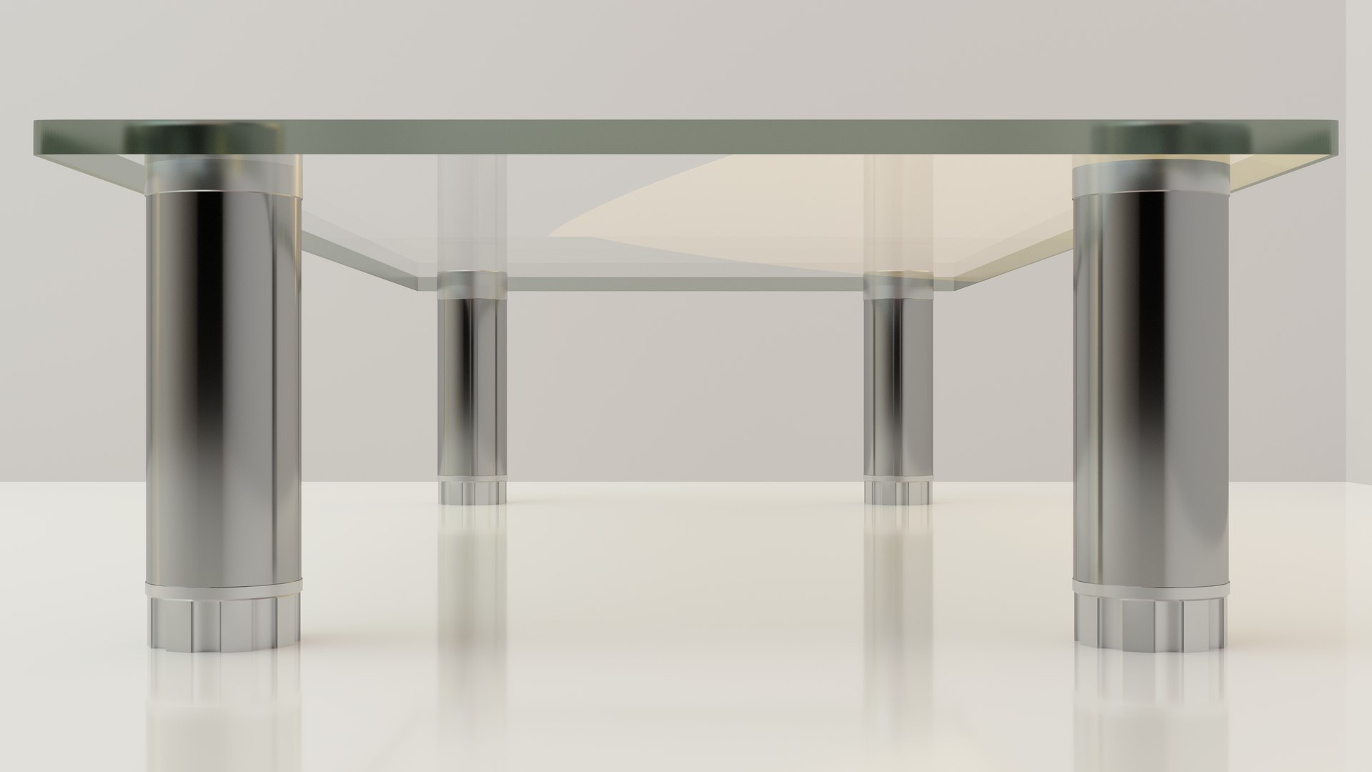 Free 3D Simple Glass Table Model - TurboSquid 1636556