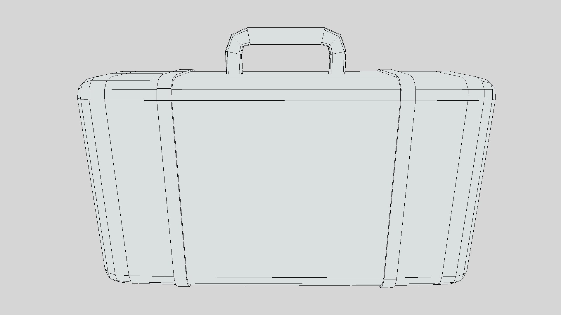 3D Low Poly Cartoon Suitcase Model - TurboSquid 1841606