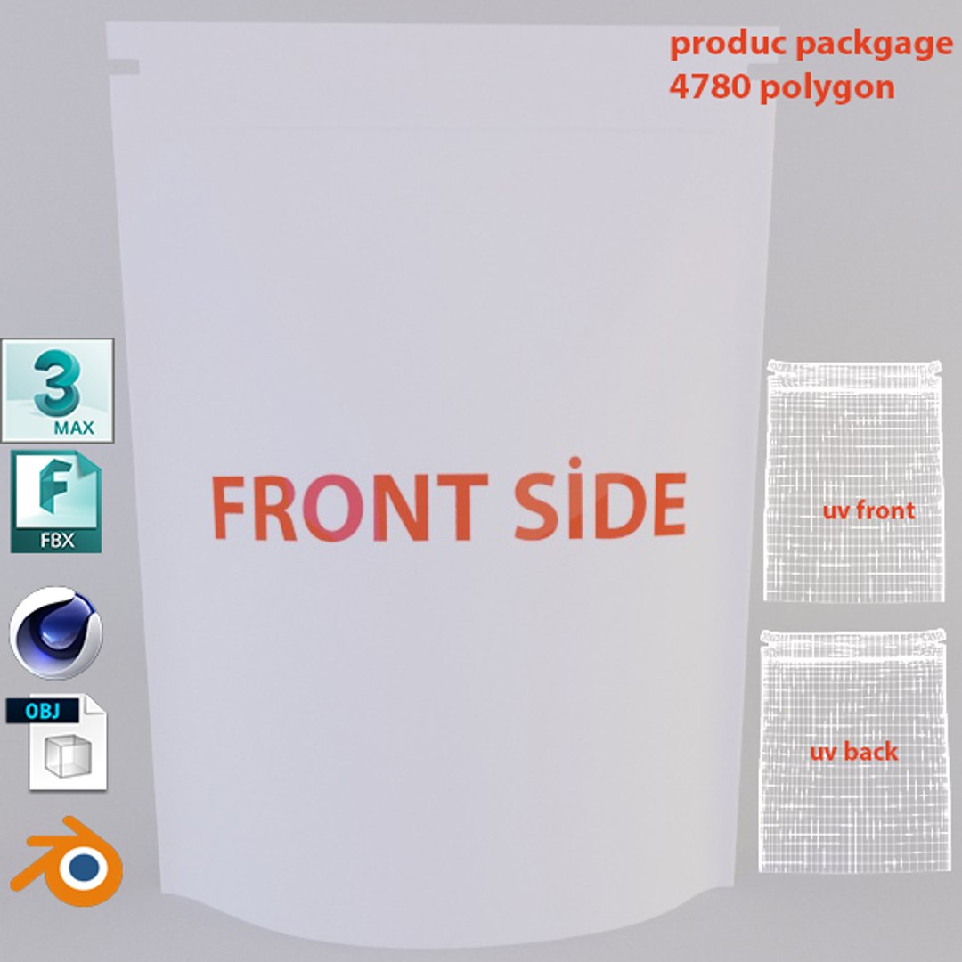 Produc packgage 3D model - TurboSquid 1447625