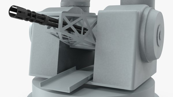 Type 730 CIWS model - TurboSquid 1803305