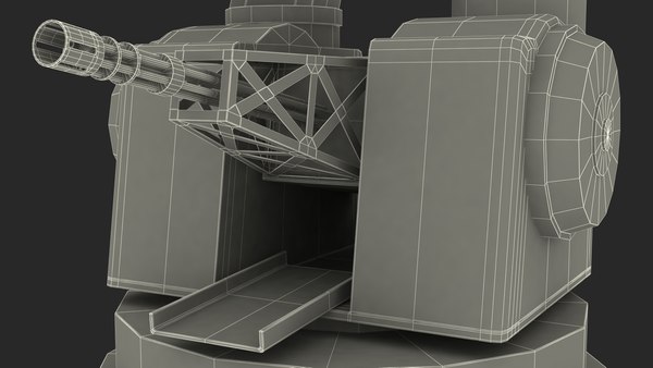 Type 730 CIWS model - TurboSquid 1803305