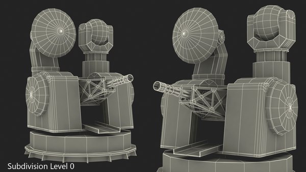 Type 730 CIWS model - TurboSquid 1803305