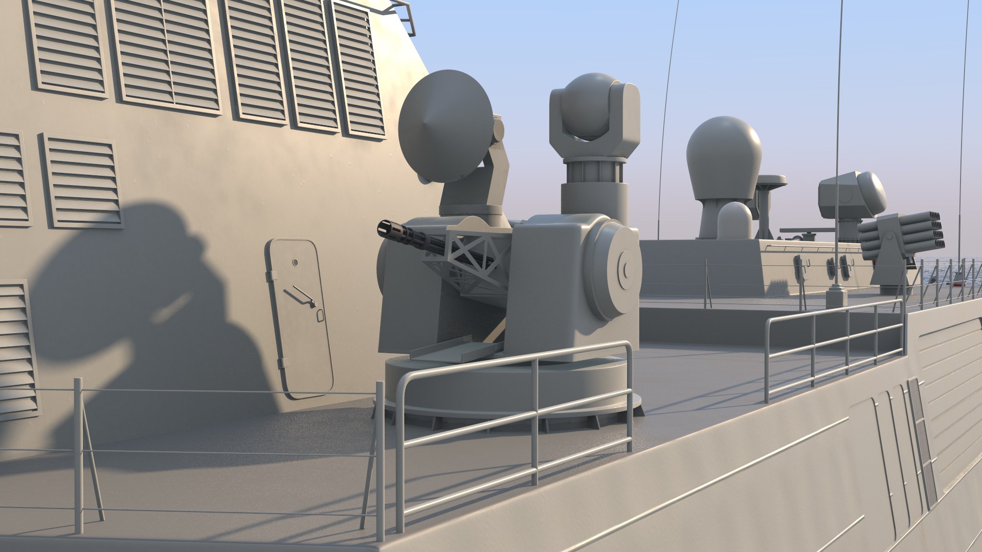 Type 730 CIWS Model - TurboSquid 1803305