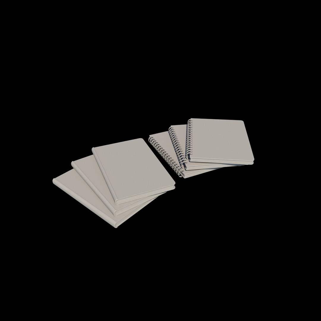 3D Model Note Book 3D Model - TurboSquid 2351571