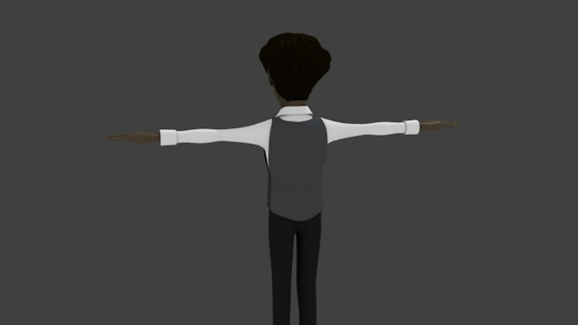 Human cartoon character 3D model - TurboSquid 1213393