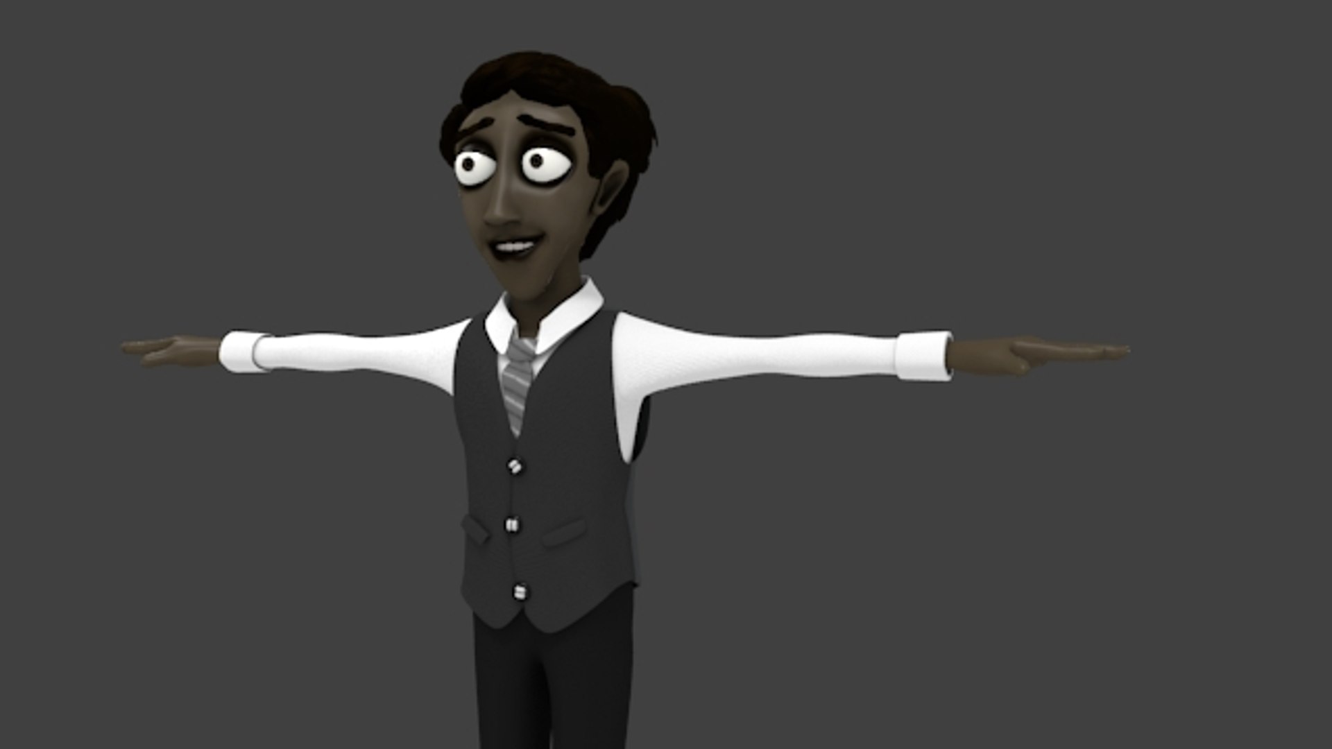 Human cartoon character 3D model - TurboSquid 1213393