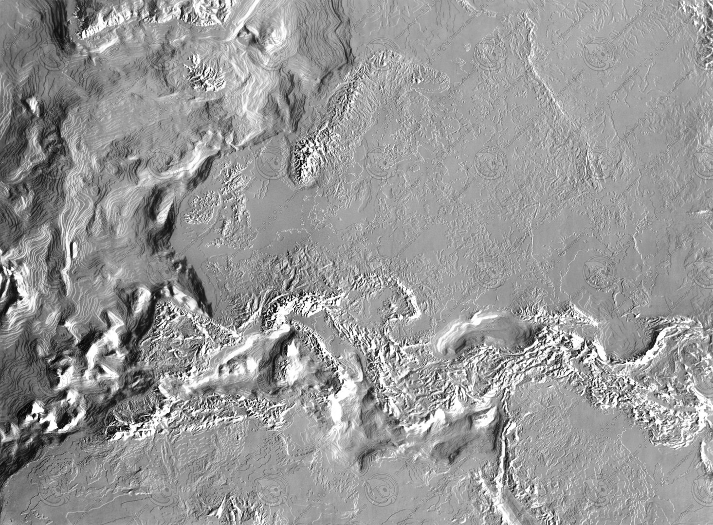 3d European Maps Model