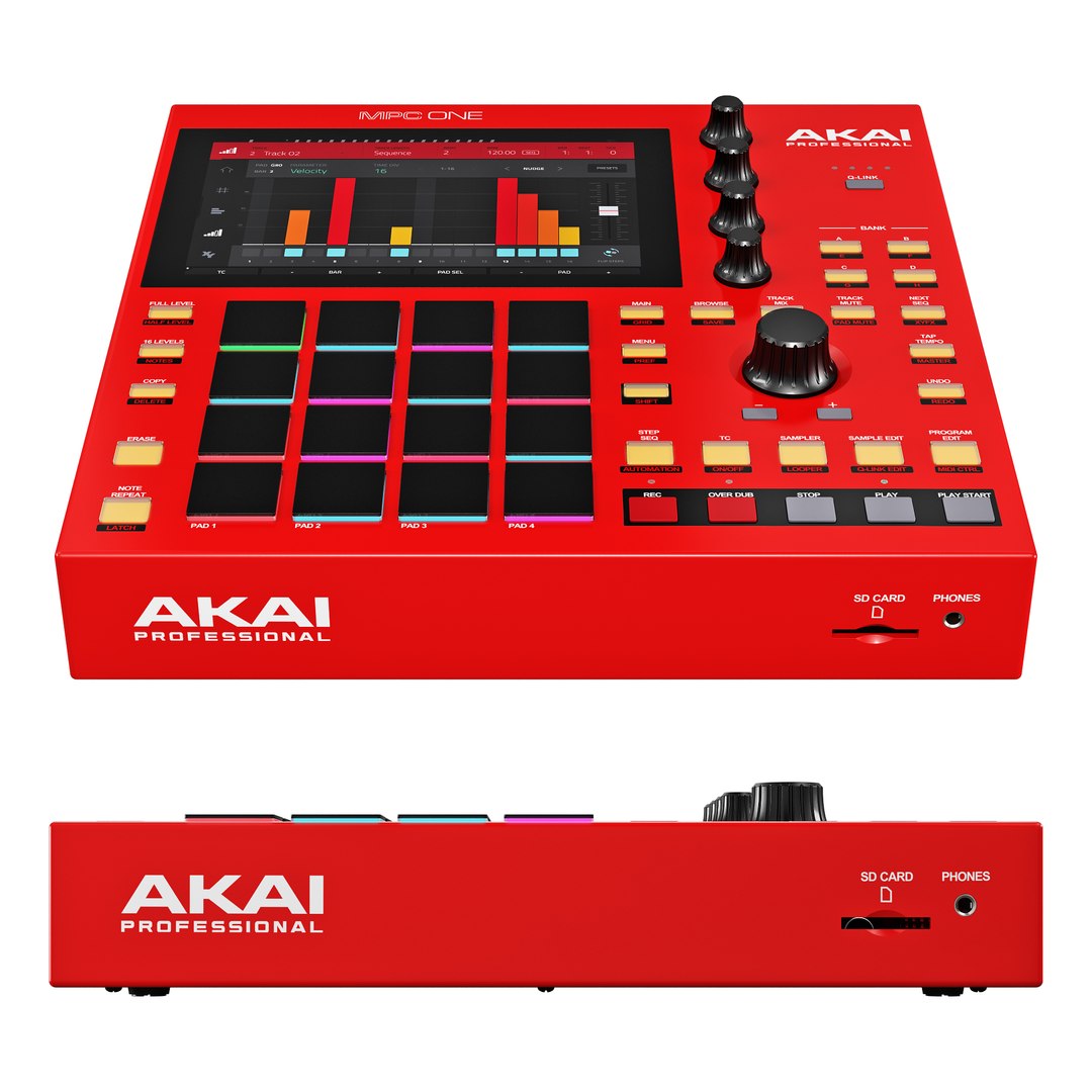 Akai Mpc One 3D Model - TurboSquid 2175803